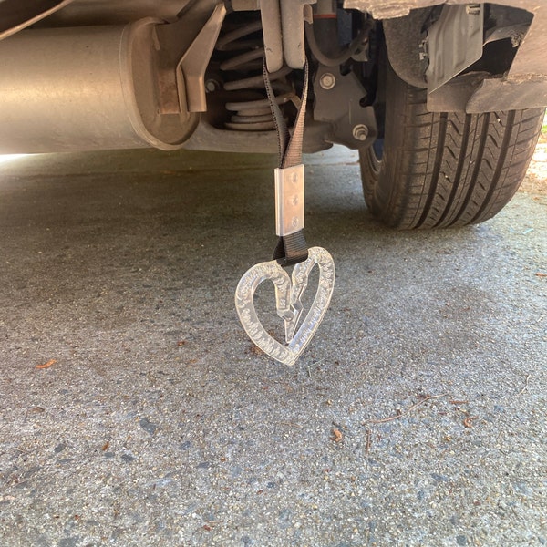 Broken Heart Tsurikawa JDM Pull Handle Tow Hook Decoration for Drift ...