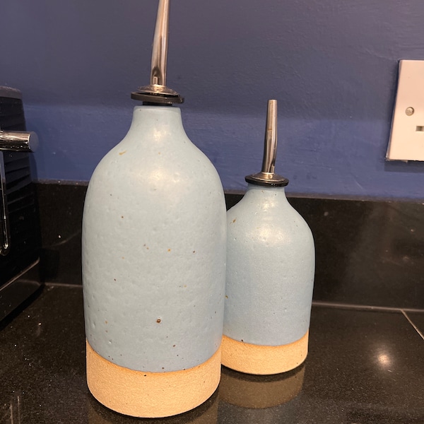 Handmade Ceramic Pastel Oil Pourer in Small or Large - Etsy