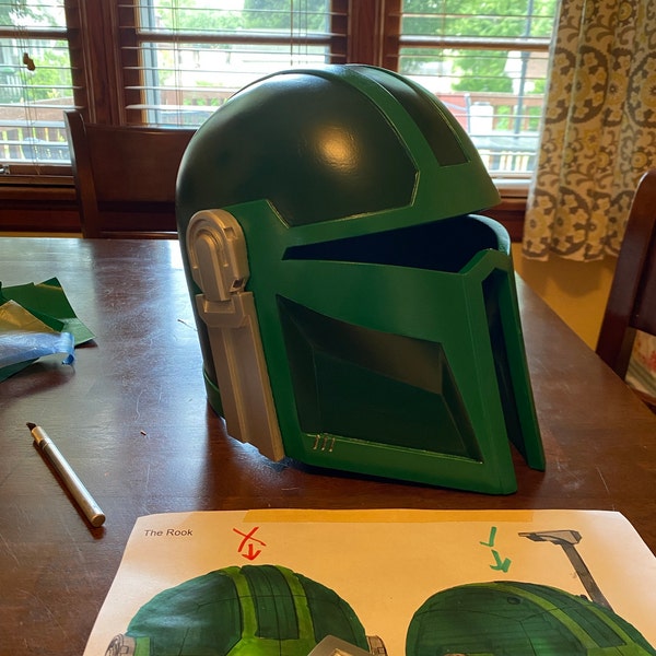 The Rook: 3D Printable Helmet Inspired by the Mandalorian - Etsy