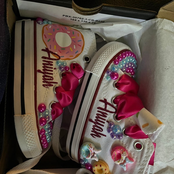 Donut Bling Shoes, Candy Land Shoes, Two Sweet Bling Shoes, Sweet One ...