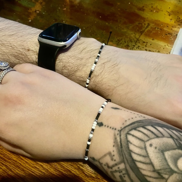 I Love You Morse Code Bracelet, Couples Bracelet Set, Matching ...