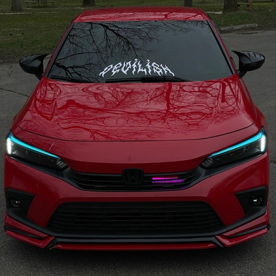 Custom Windshield Decal Insert Your Own Text - Etsy