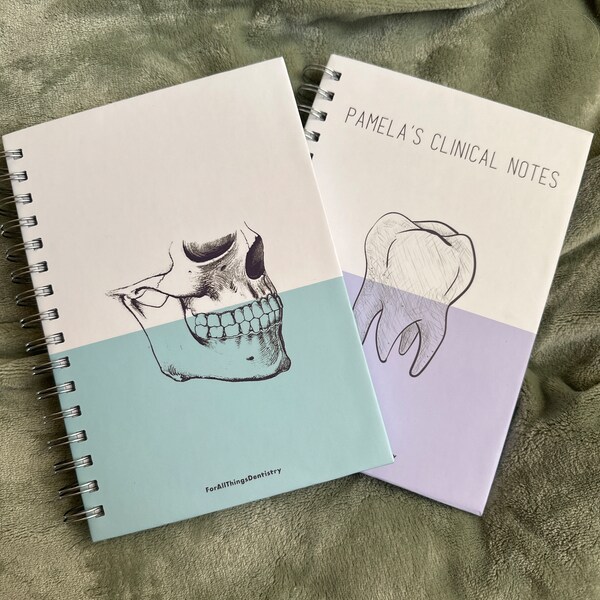 12 Month Dental Diary - Personalised A5 Academic Planner for Dental ...