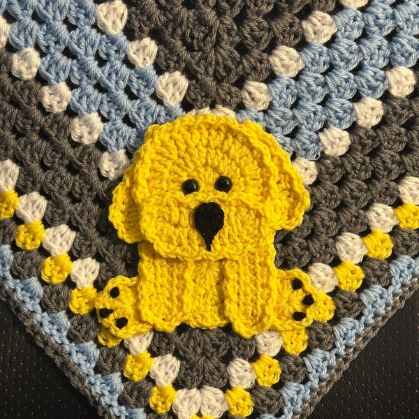 Crochet Pattern - INSTANT PDF DOWNLOAD - Crochet Golden Doodle - Nellas ...