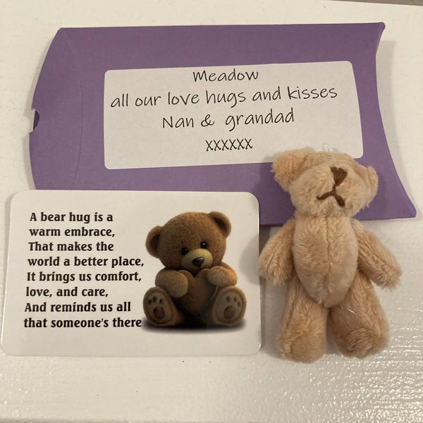 Large Furry Super Soft Pet Worry Worm, Fidget Toy With Poem - Ideal for ...