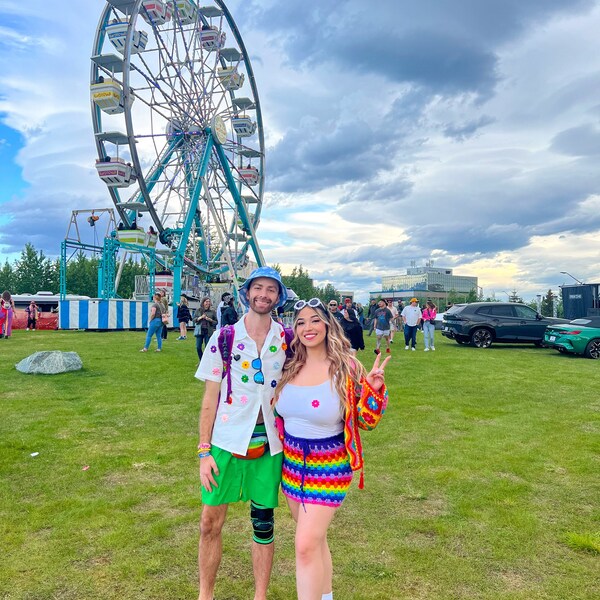 Rainbow Crochet Overalls / Gay Lesbian Bisexual Pride Top / LGBTQ ...