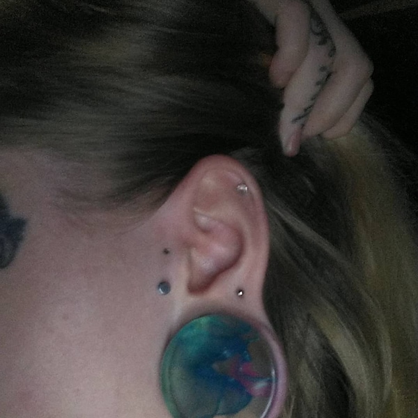 51mm Dad's Mahogany Wood Ear Plug Gauged Jewelry - Etsy