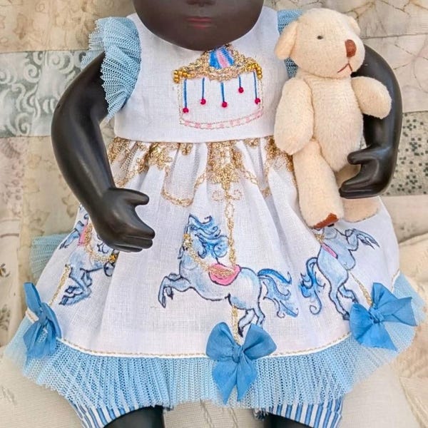 Large Denim Blue Rose Applique Motif- Sew on Patch-clothes/jacket/ Bag ...