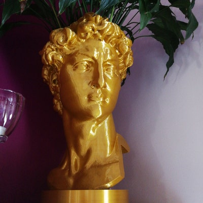 Hercules Wall Planter Pot Farnese Hercules Wall Face Planter - Etsy