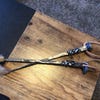 Hand Forged Railroad Spike Steak Flipper Leather Lanyard Included, Meat ...