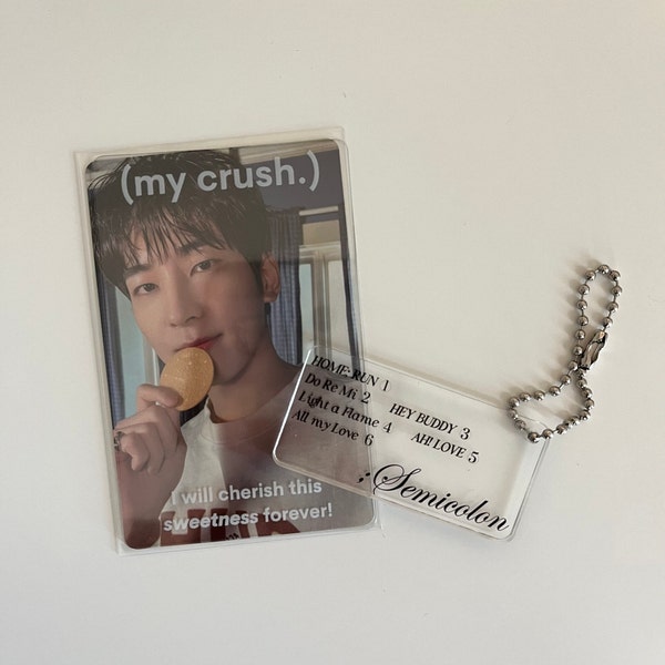 Baby Angel - Double-sided Kpop Photocard Holder Keychain | Kpop ...