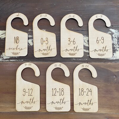 Closet Divider Template SVG Baby Closet Organizer Blank Nursery Clothes ...