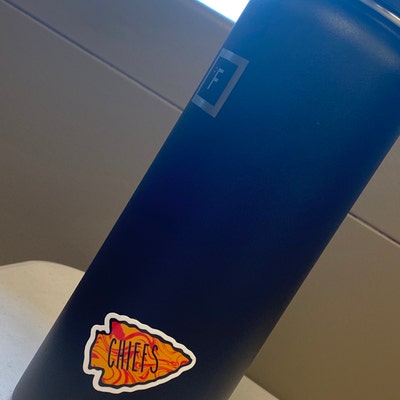 KC Chiefs Vinyl Decals Tie Dye Kansas City Chiefs Vinyl Decal KC Wolf ...