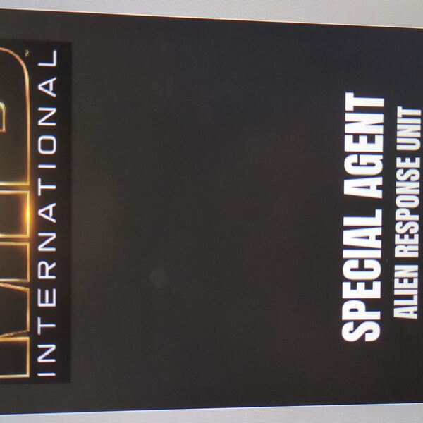 PRINTABLE Men in Black International ID Card | Badge | Special Agent ...