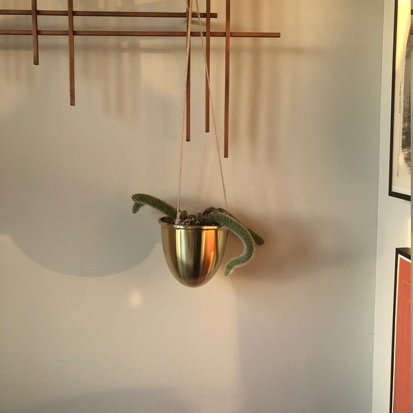 Solid Copper Plant Pot With Stand - Etsy