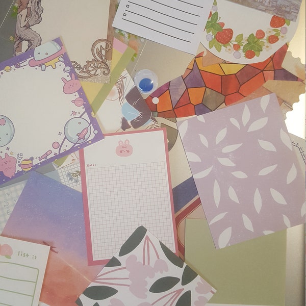 Notepad,craft Paper, Memo Pad, Scrapbook Paper for Collage and Junk ...