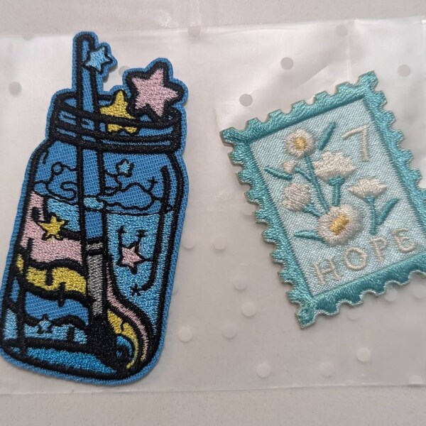 London 20p Vintage Postage Stamp Embroidery Patch Iron On, Sew On - Etsy