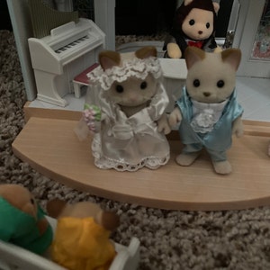 Calico Critters Vintage Dante Wedding Couple - Etsy