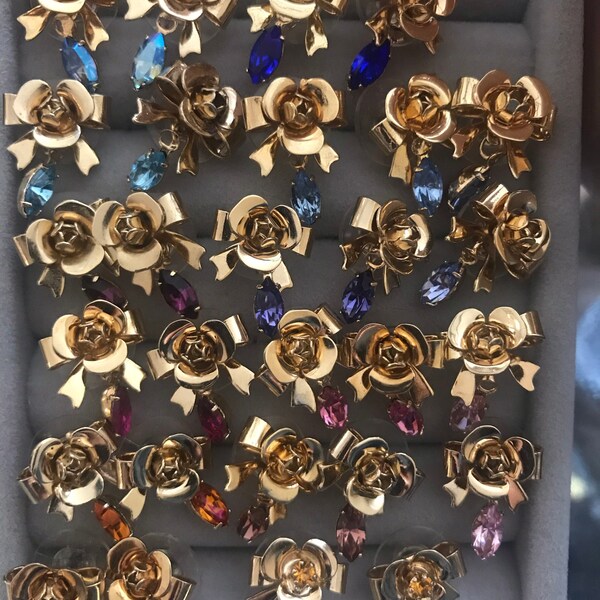 Vintage Enamel Gold Tone Army General Sergeant Circus Clown Head Bowtie ...