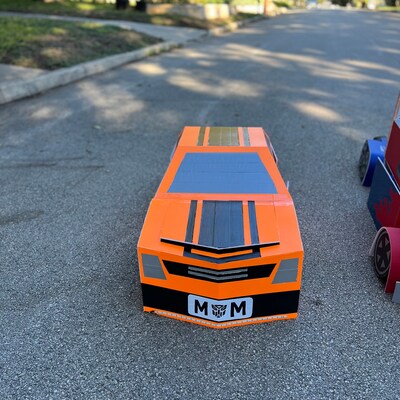 Template for Transforming Car Costume for Teens and Adults Inspired by ...