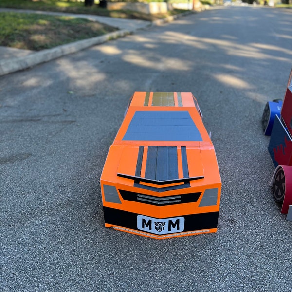 Template for Transforming Car Costume for Teens and Adults Inspired by ...