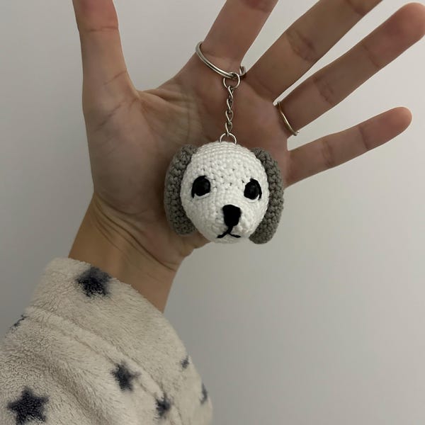 Amigurumi Dog Keycahin PATTERN, Crochet Dog Xmas Tree Decor, Crochet ...
