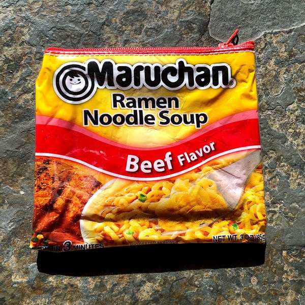 Ramen Noodle Zipper Pouch - Etsy
