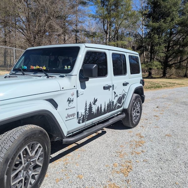 Monster Jeep Stick Family, Car Decal, Car Sticker, Laptop Decal, Auto ...