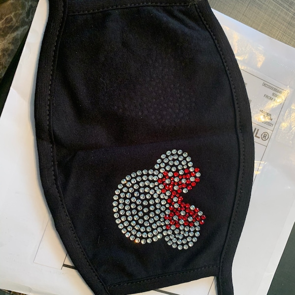 Masonic Past Master Face Mask / Black Face Mask / Embroidered Face Mask ...
