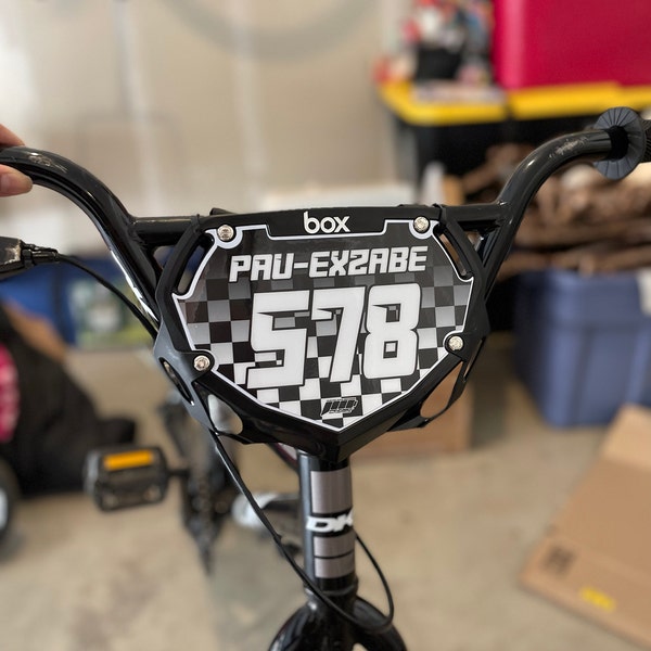 Sur-ron / E-bike Front Plate Graphics, Number Plate Decals, ODI MTB ...