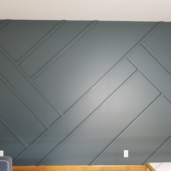 Dimensional Accent Wall - Design and Instructions - Etsy