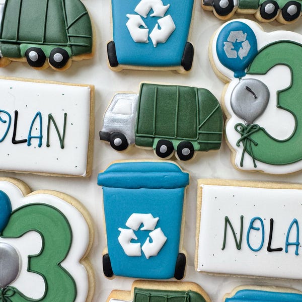 Trash Garbage Recycle Truck Cookie Cutter - Etsy