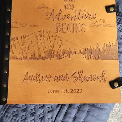 Our Adventure Book, Personalized Scrapbook Album or Adventure Journal ...
