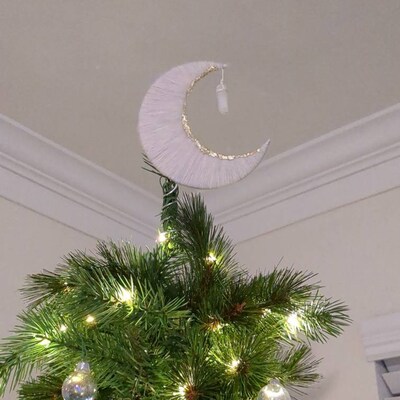 Tree Topper Christmas Moon - Etsy