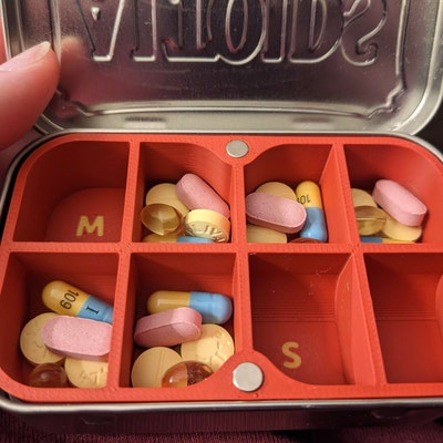 Altoids Tin Pill Storage Insert Ingenious Design for Organized ...