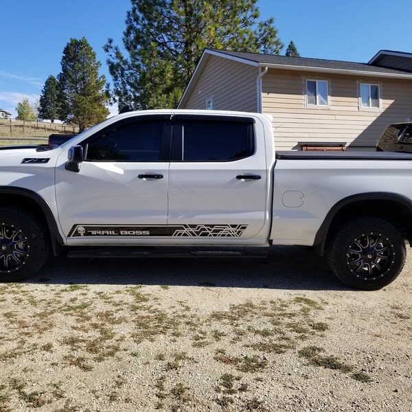 Chevy Chevrolet Silverado Vinyl Side Decal Sticker Graphics Kit X2 ANY ...