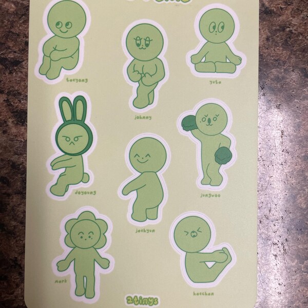 P1harmony Piwon Super, Super, Super Glossy Vinyl Sticker | Aesthetic ...