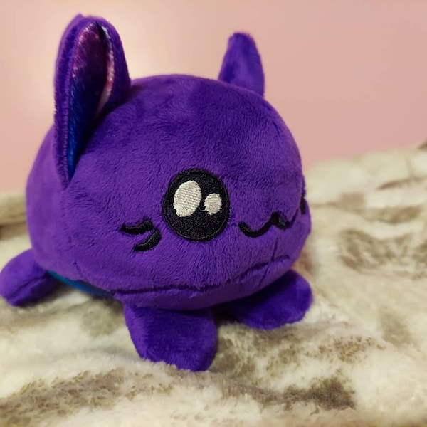 Moon Cat Plushie / Cute Celestial Witch Purple Plush for Decor and ...