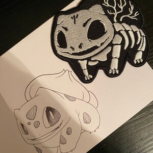 Spooky Bulbasaur Patch | Etsy