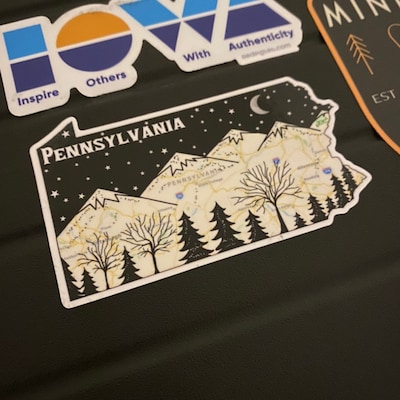 Pennsylvania Bumper Sticker State of Pennsylvania - Etsy