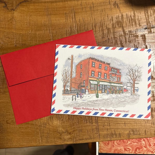 Kinchley's Tavern Pizza Ramsey NJ - 8x10" Watercolor Pizzeria Art Print ...