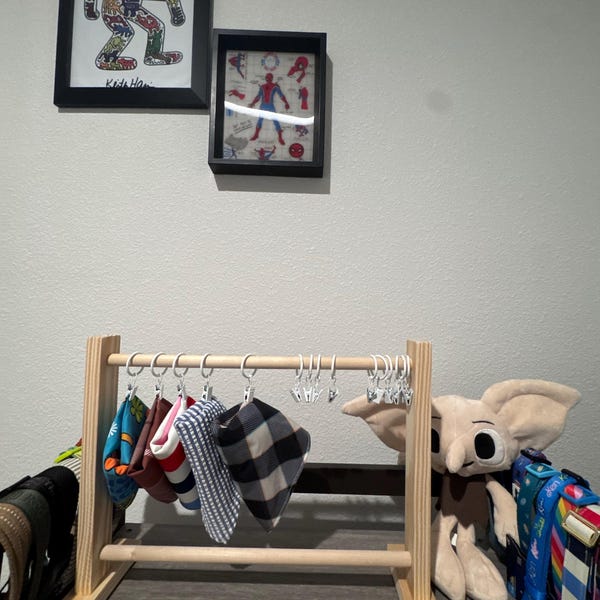 Dog Bandana Rack/holder, Pet Accessory Organizer Store Display, Bandana ...
