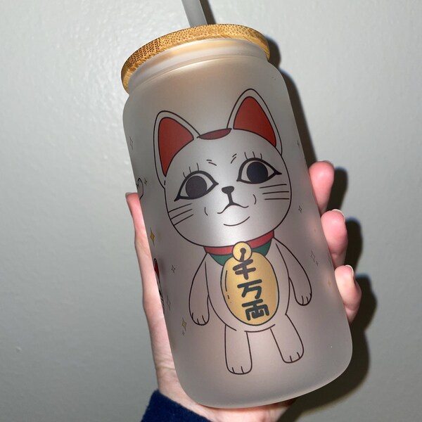 Tanjiro X Inosuke X Zenitsu 16oz Customized Frosted Libby Glass Custom ...