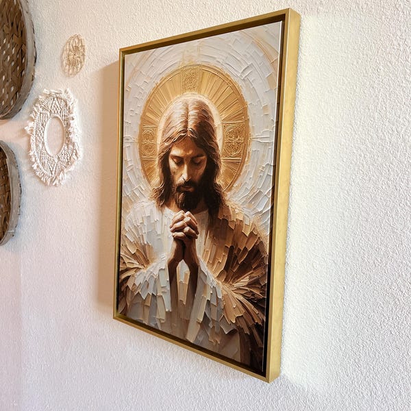 A Little Family, Digital Christian Art, Jesus Rescues Lamb, Jesus ...