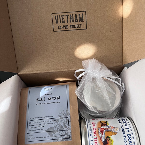 Handmade Ceramic Vietnamese Coffee Filter (phin) + Espresso Cup | Brown ...