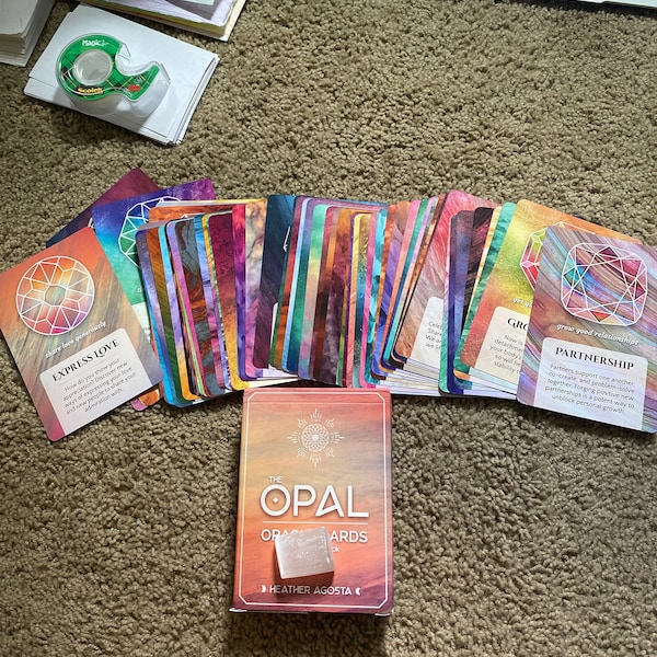 Opal Oracle Card Deck - Etsy