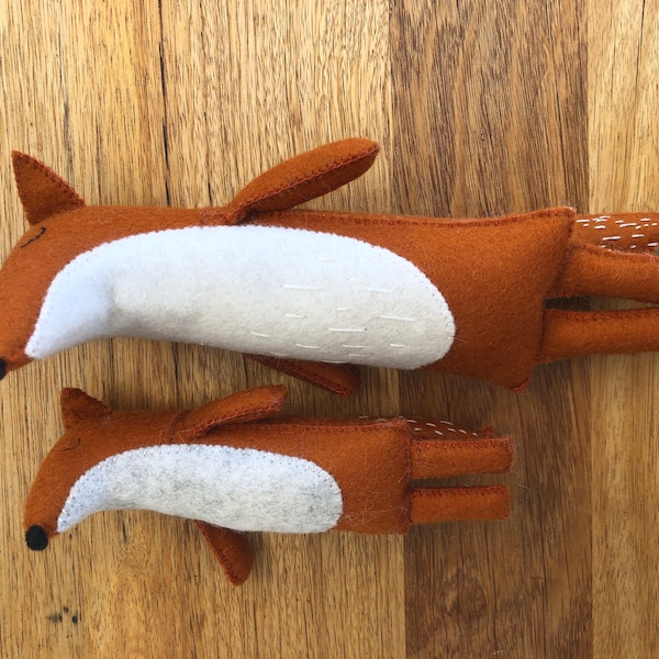 Fox Sewing PATTERN PDF, Stuffed Toys Tutorial, Animals Soft Toy, Fox ...