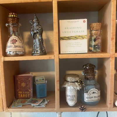 DIY KIT Miniature Fairy Witch Desk Dollhouse Apothecary - Etsy