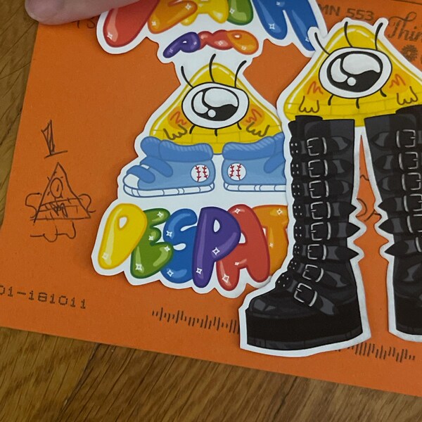 Baby Bill Cipher Sticker - Etsy