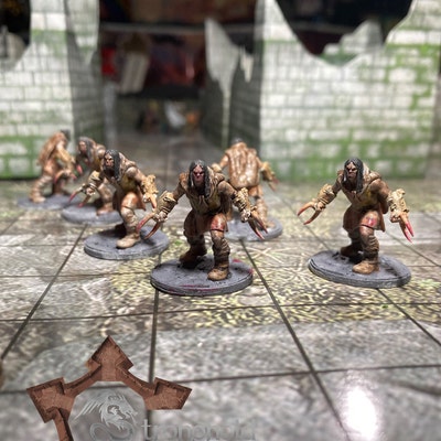 Klarg Bugbear DND Resin 28mm Scale Dungeons & Dragons - Etsy